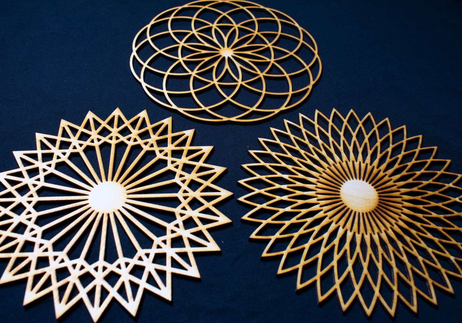 Sacred Geometry Wall Art Torus Asanoha Pattern Torus - Etsy