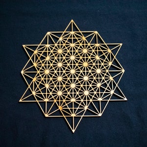 Grid of Life Sacred Geometry Premium Wood Art Stencil 64 | Etsy