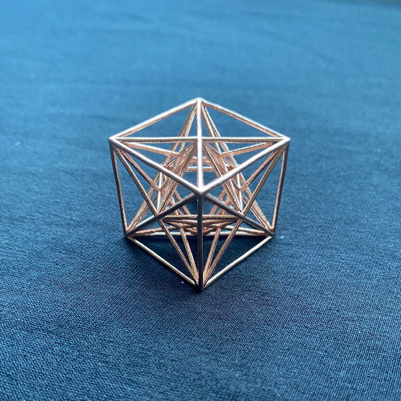 Metatron's Cube Sculpture Metatrons Cube 3D Model | Etsy