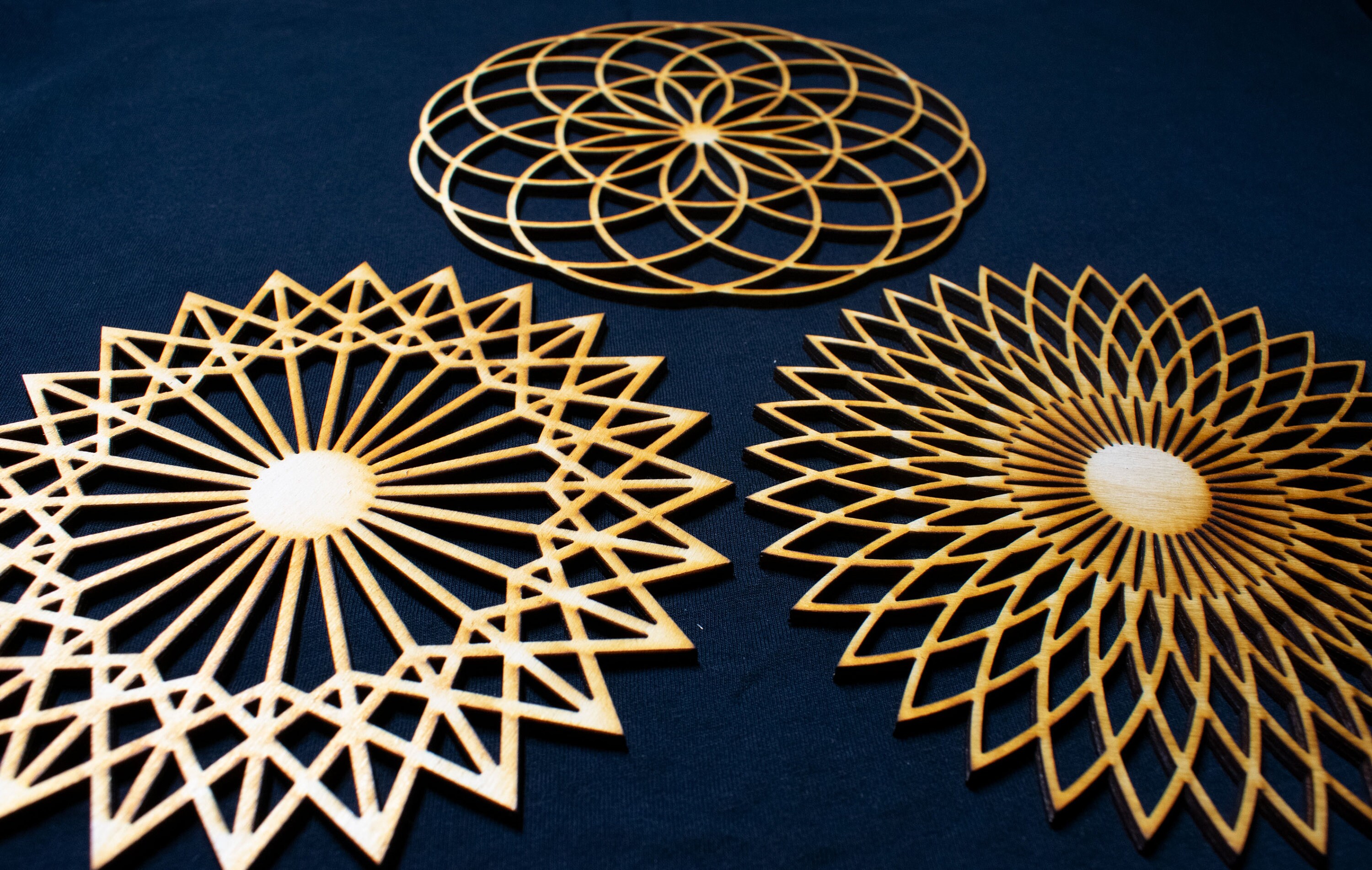 Sacred Geometry Wall Art Torus Asanoha Pattern Torus - Etsy