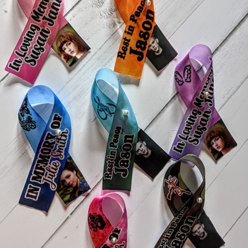 Memorial Ribbons - Etsy