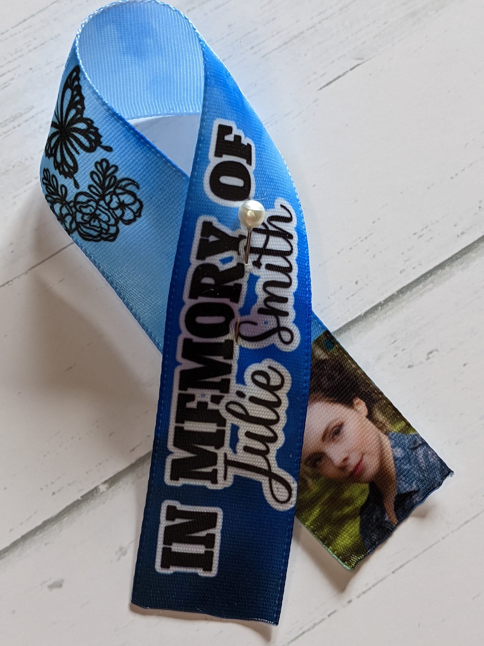 Custom Memorial Ribbons/awareness Ribbons 1 Dozen - Etsy