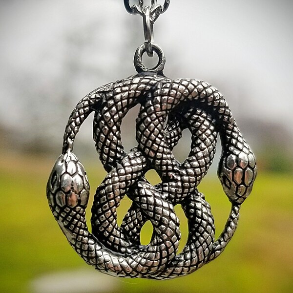 Ouroboros Necklace - Etsy