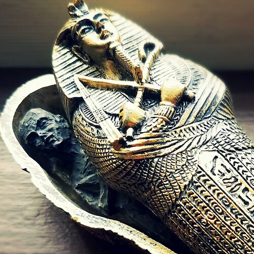 Vintage Sarcophagus Style Box Hand-painted Egyptian Replica | Etsy