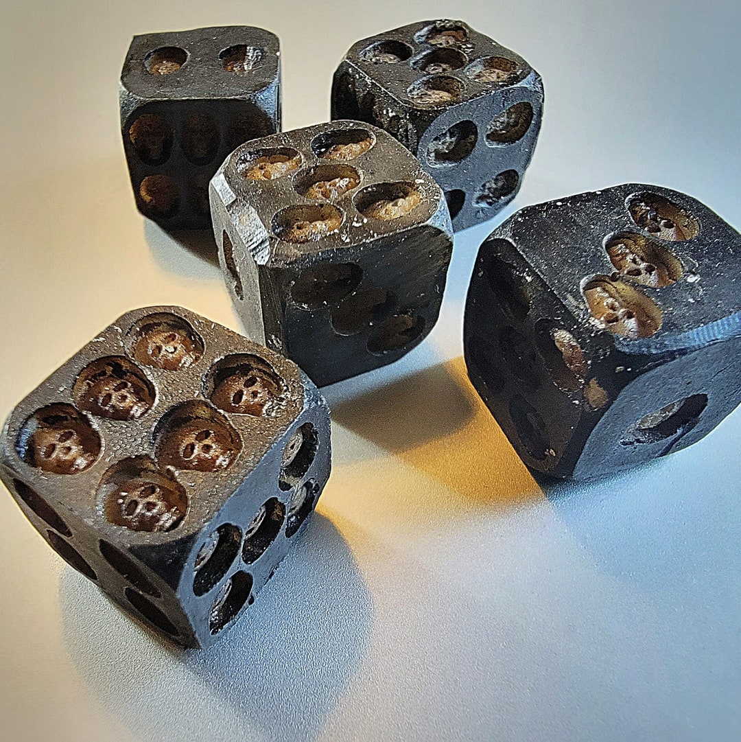 DISCOUNT 5 Skull Dice Vintage Style Death Dice - Etsy