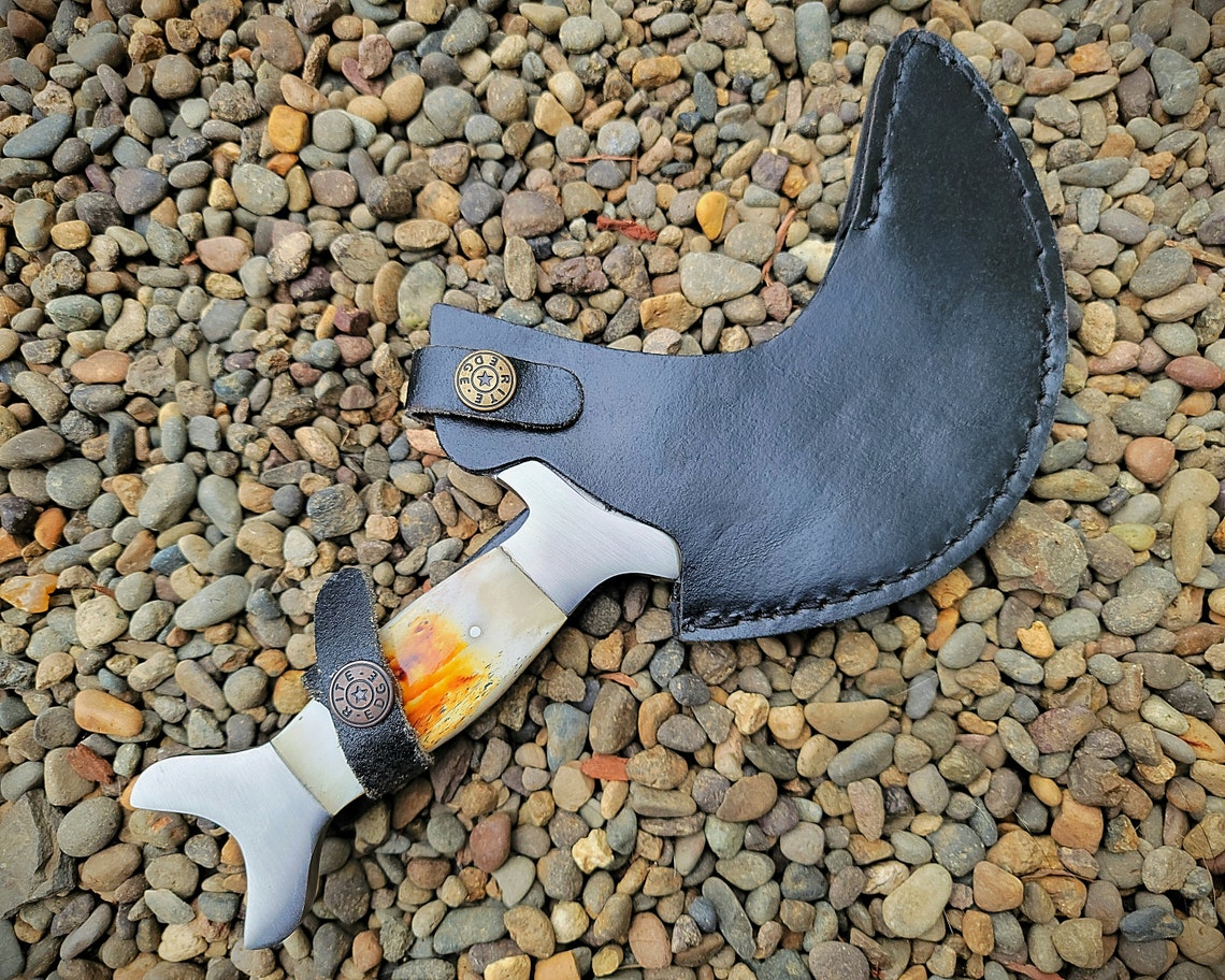 Large Boline Sickle Crescent Moon Wiccan Ritual Knife Athame - Etsy