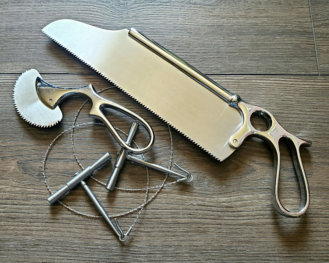 3 Piece Bone Saw Set, Vintage Medical Style, Autopsy Saw, Curiosities ...