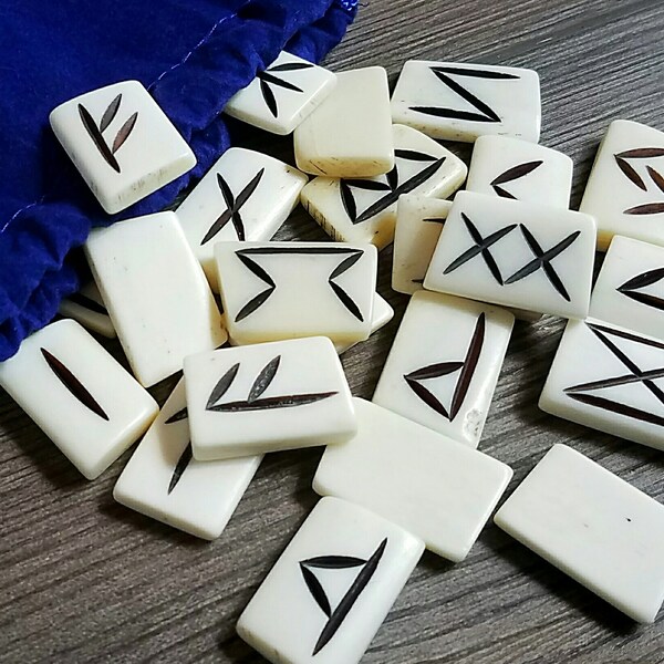 Bone Runes - Etsy