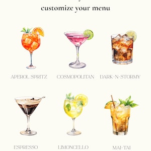 Signature Drink Sign, Wedding Drink Sign, Specialty Cocktail Sign ...