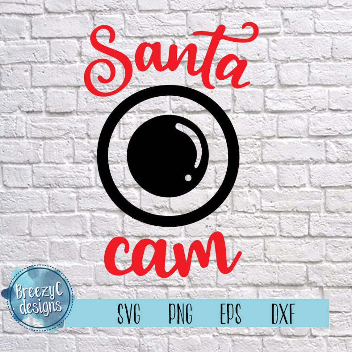 Santa Cam Svg Eps Dxf Png Instant Download Holiday Cut - Etsy