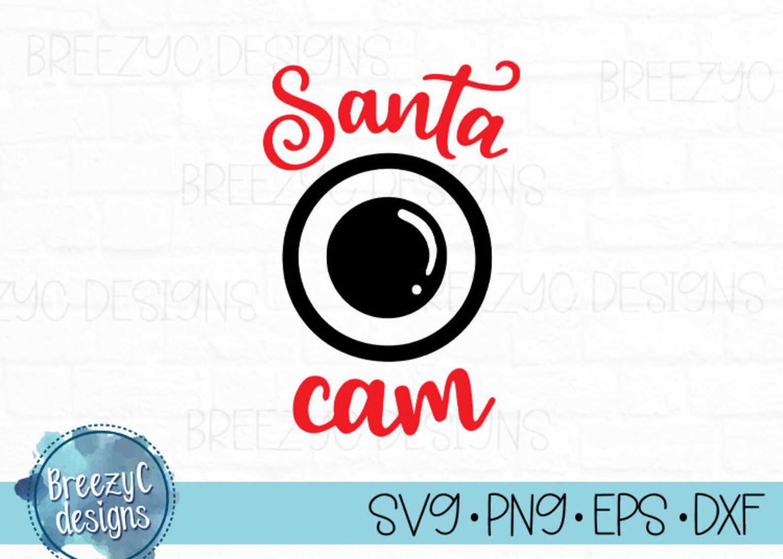 Santa Cam Svg Eps Dxf Png Instant Download Holiday Cut - Etsy