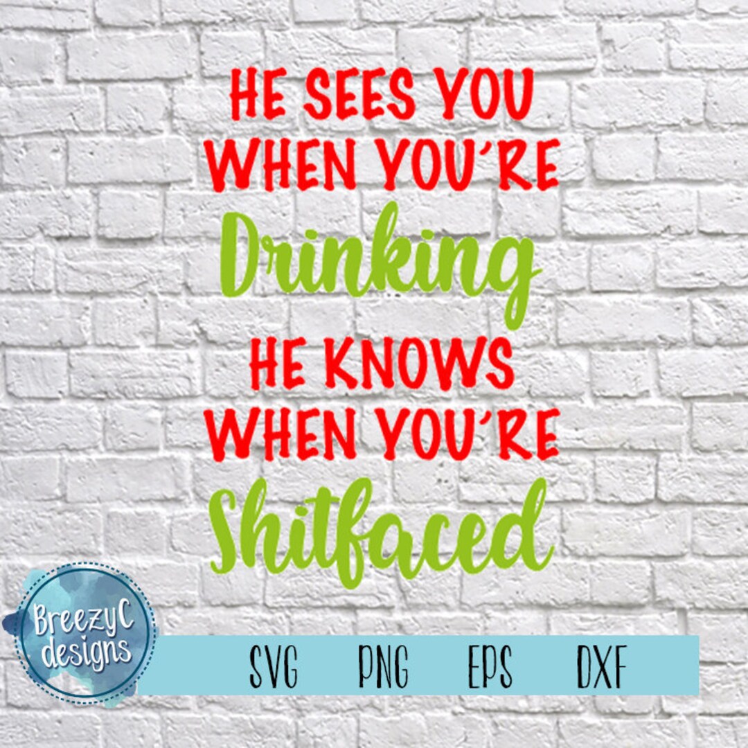 Santa Knows SVG, Dxf, Eps, Png, Instant Download, Holiday Cut File - Etsy