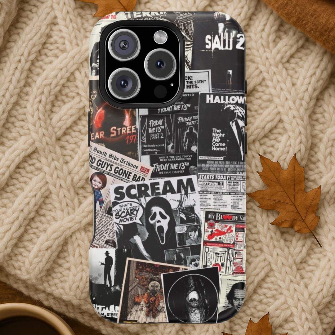 Y2K Scream Phone Case - Horror Movie Collage Phonecase - iPhone ...