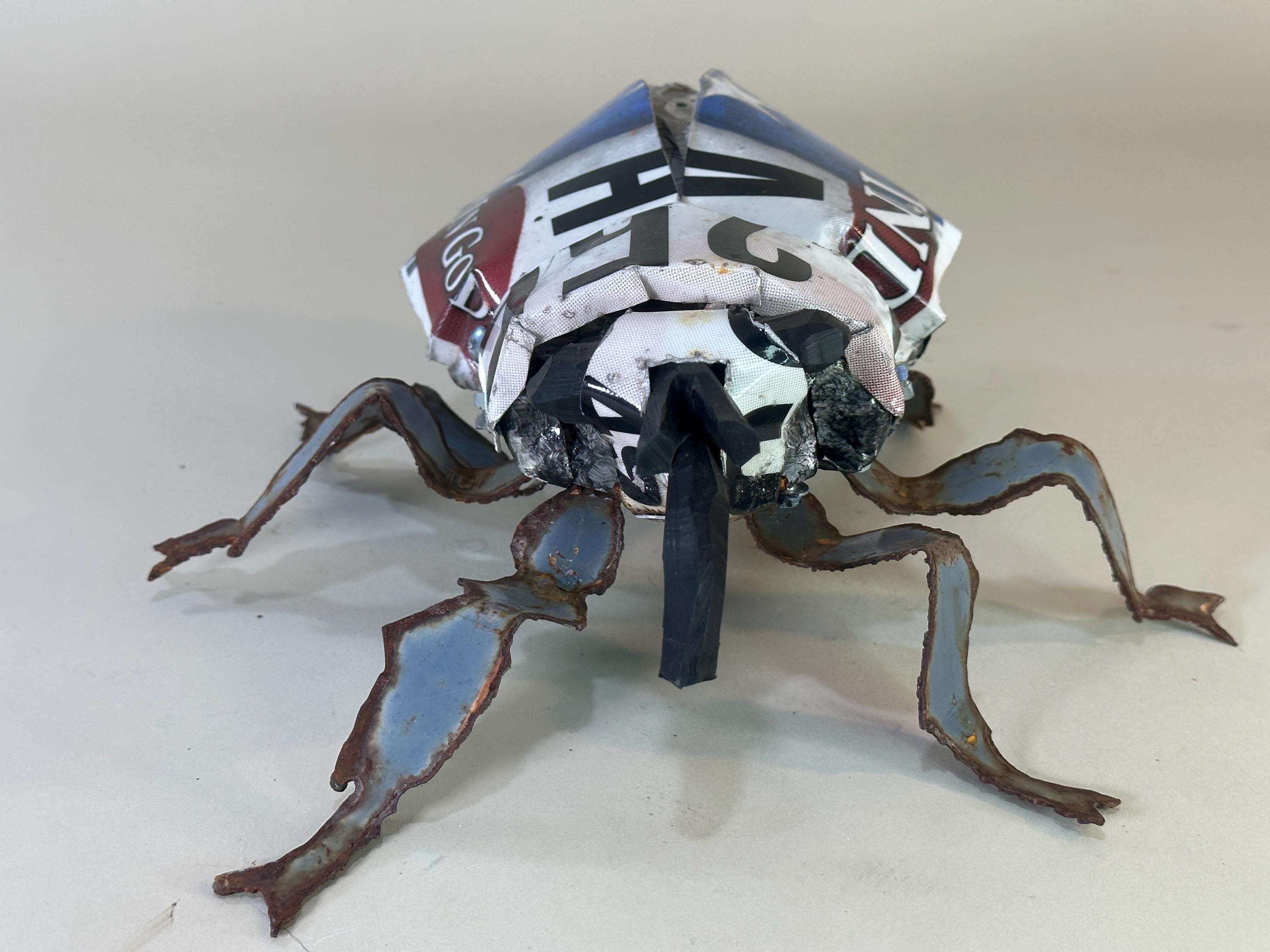 Found Object Beetle Bug Assemblage Sculpture - Etsy