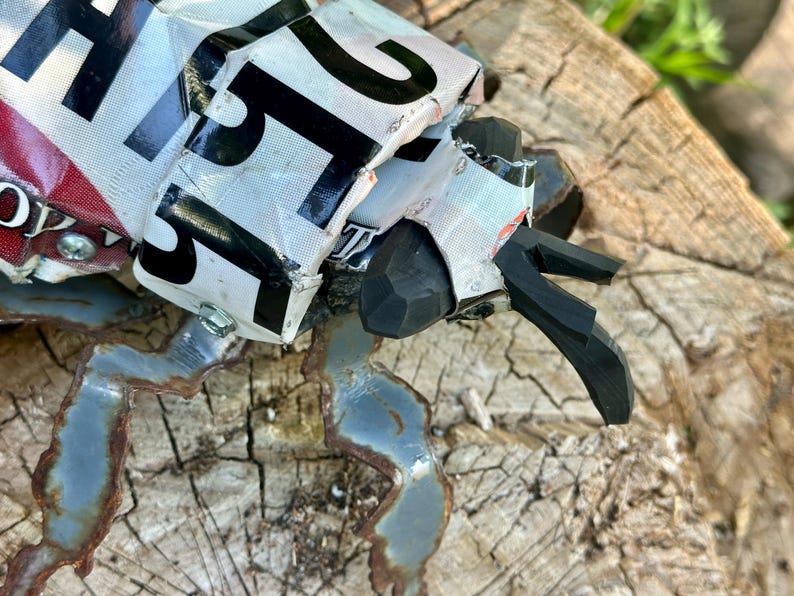 Found Object Beetle Bug Assemblage Sculpture - Etsy