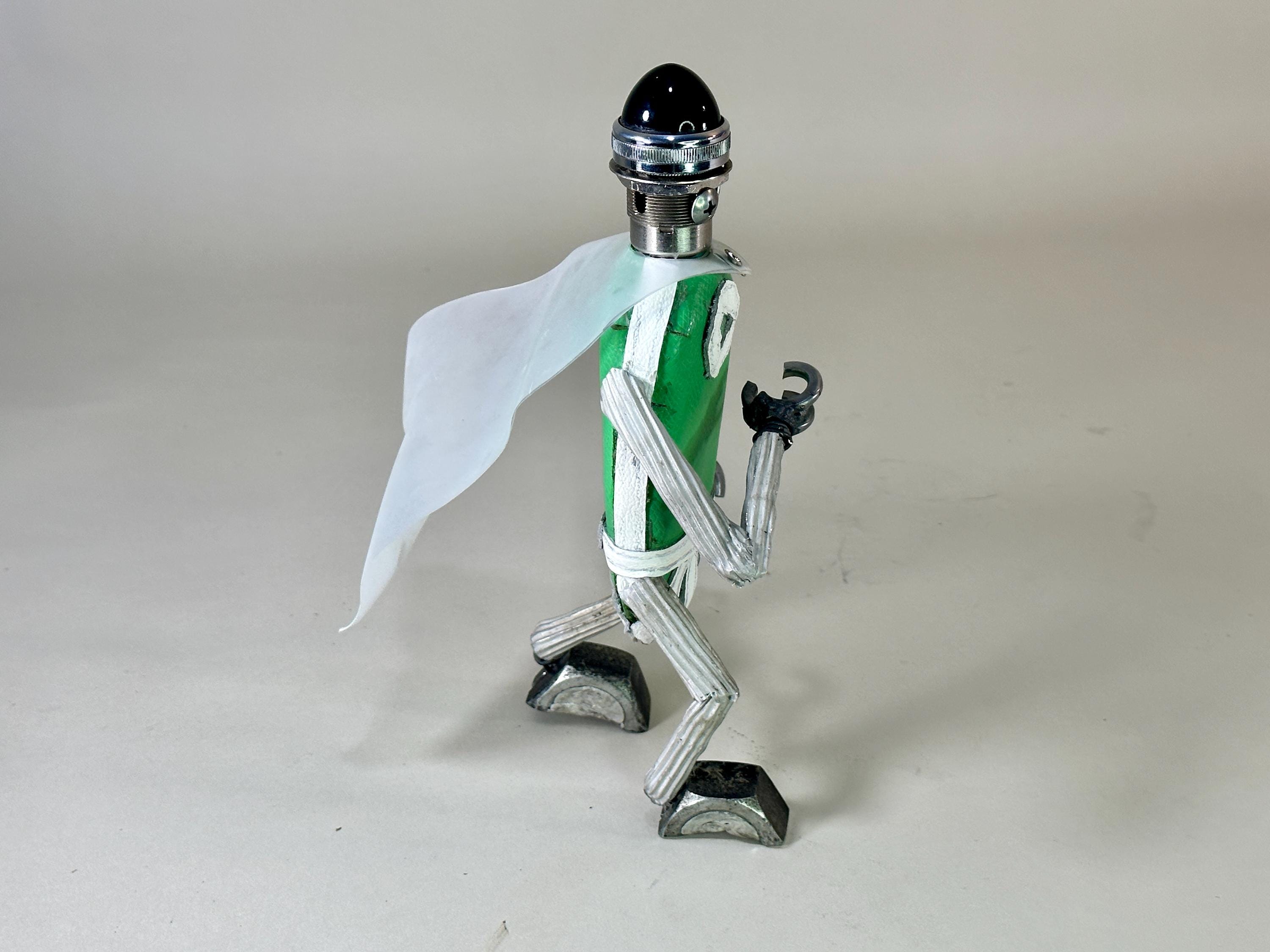 Found Object Robot Assemblage Sculpture "robo-go" 2024 the Mini Super ...
