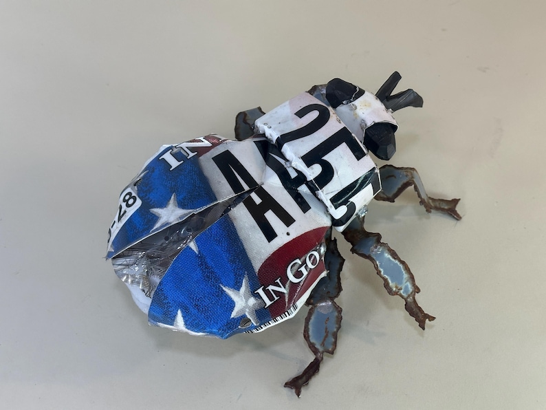 Found Object Beetle Bug Assemblage Sculpture - Etsy