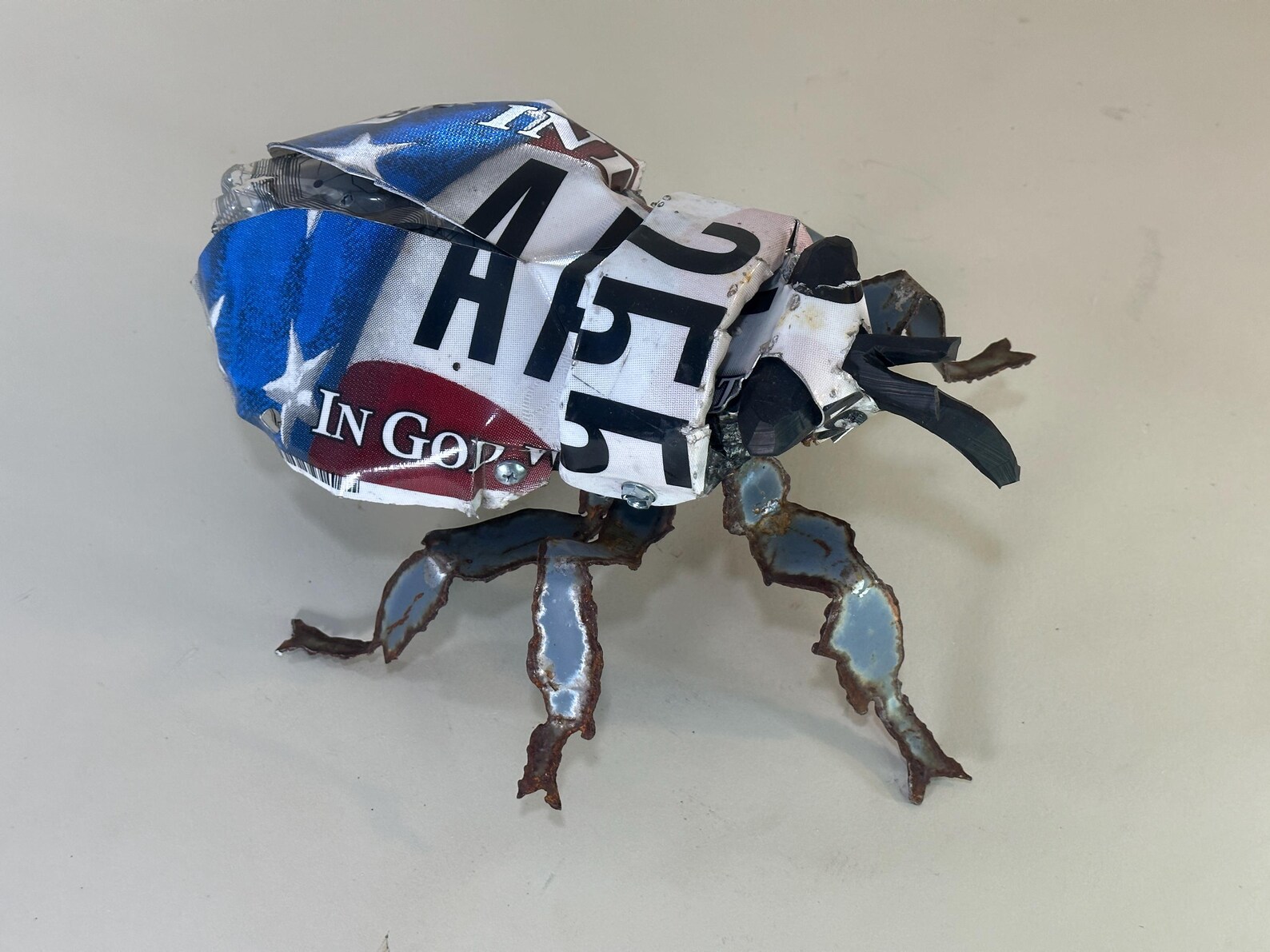 Found Object Beetle Bug Assemblage Sculpture - Etsy