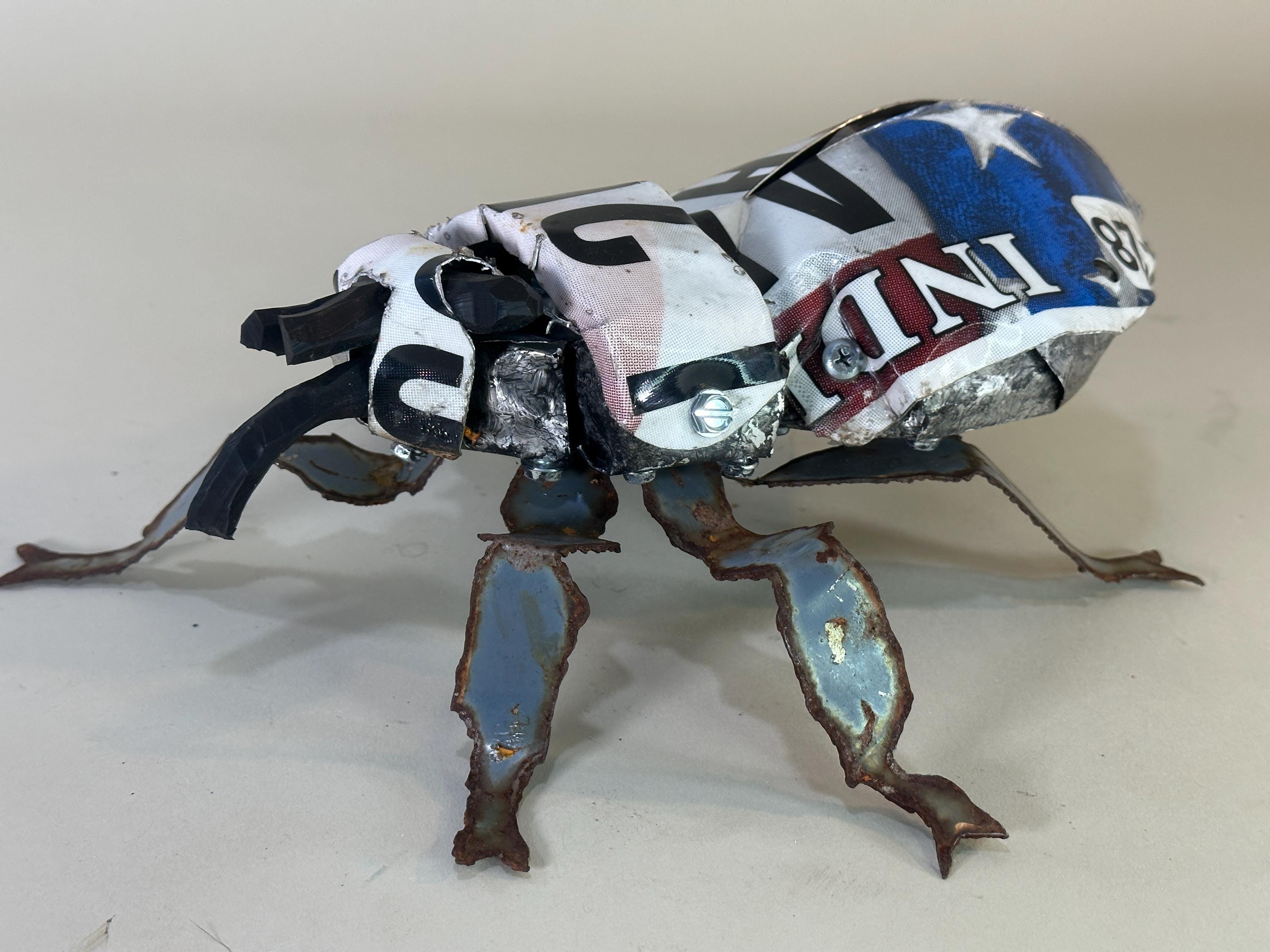 Found Object Beetle Bug Assemblage Sculpture - Etsy