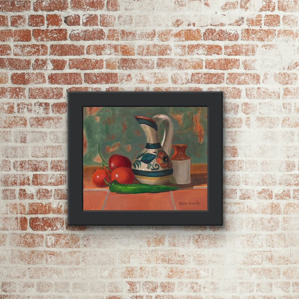 Mexican Table Top - Original, Signed, Fine Art, Giclée Print, Still ...