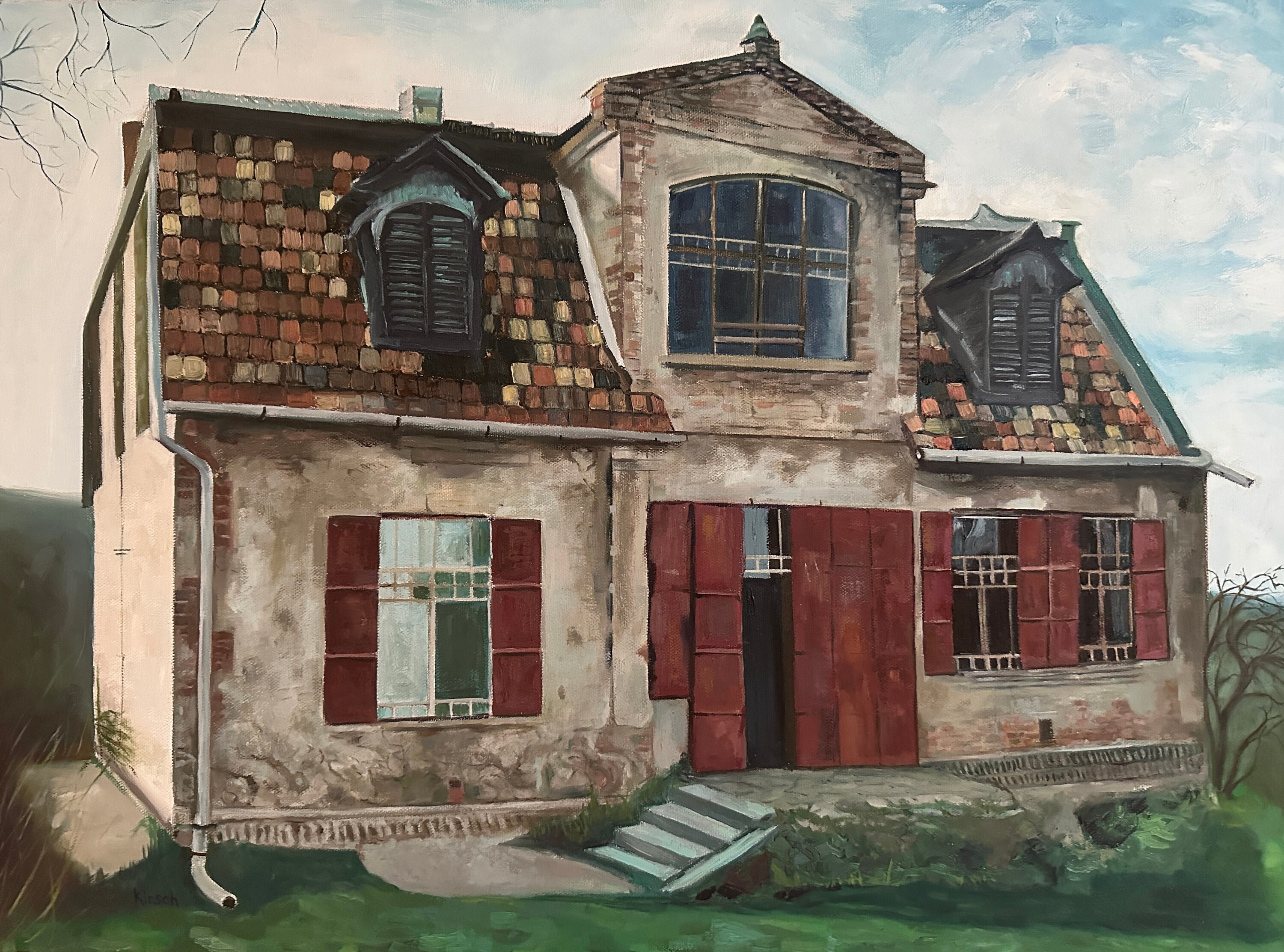 Original, Signed, Oil Painting, "wabi-sabi House" - Etsy