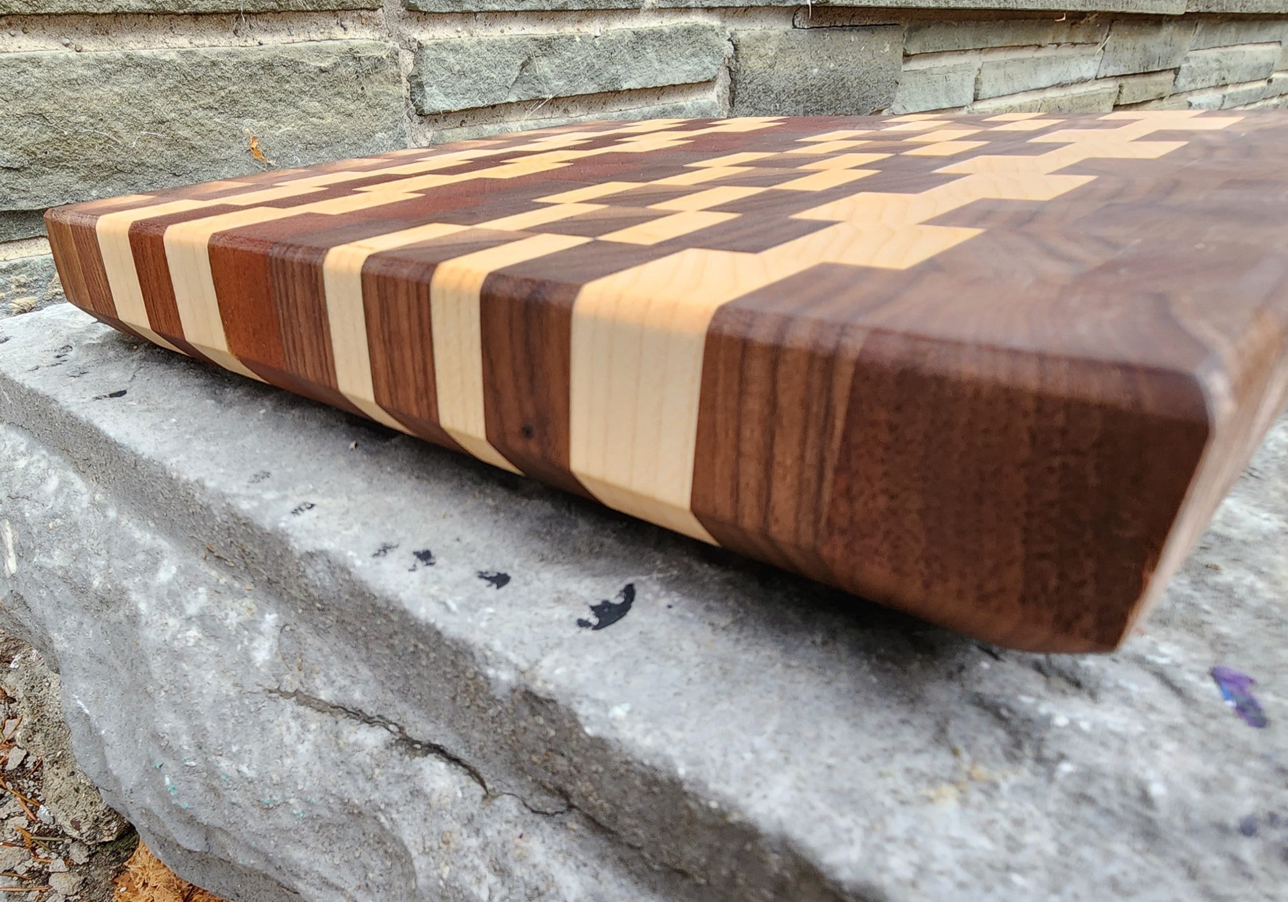 End Grain Cutting Block Board End Grain Walnut, Maple, Mahogany ...