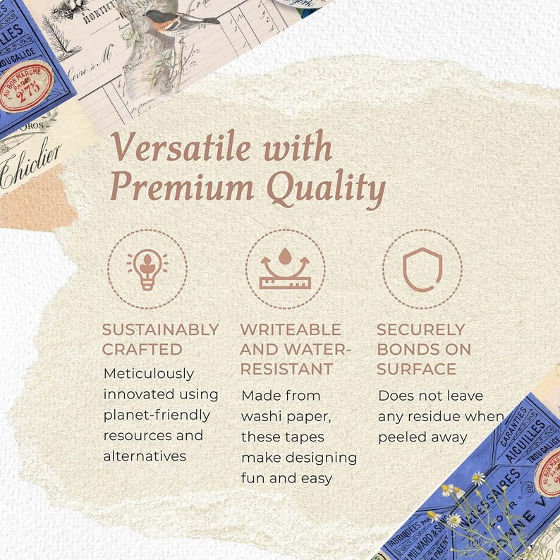 Jane Austen Washi Tape Set: Collage Paper, Stickers & Playing Cards - Etsy