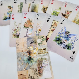Forest Garden Fairies Magical Playing Cards Deck for Games, Crafts ...