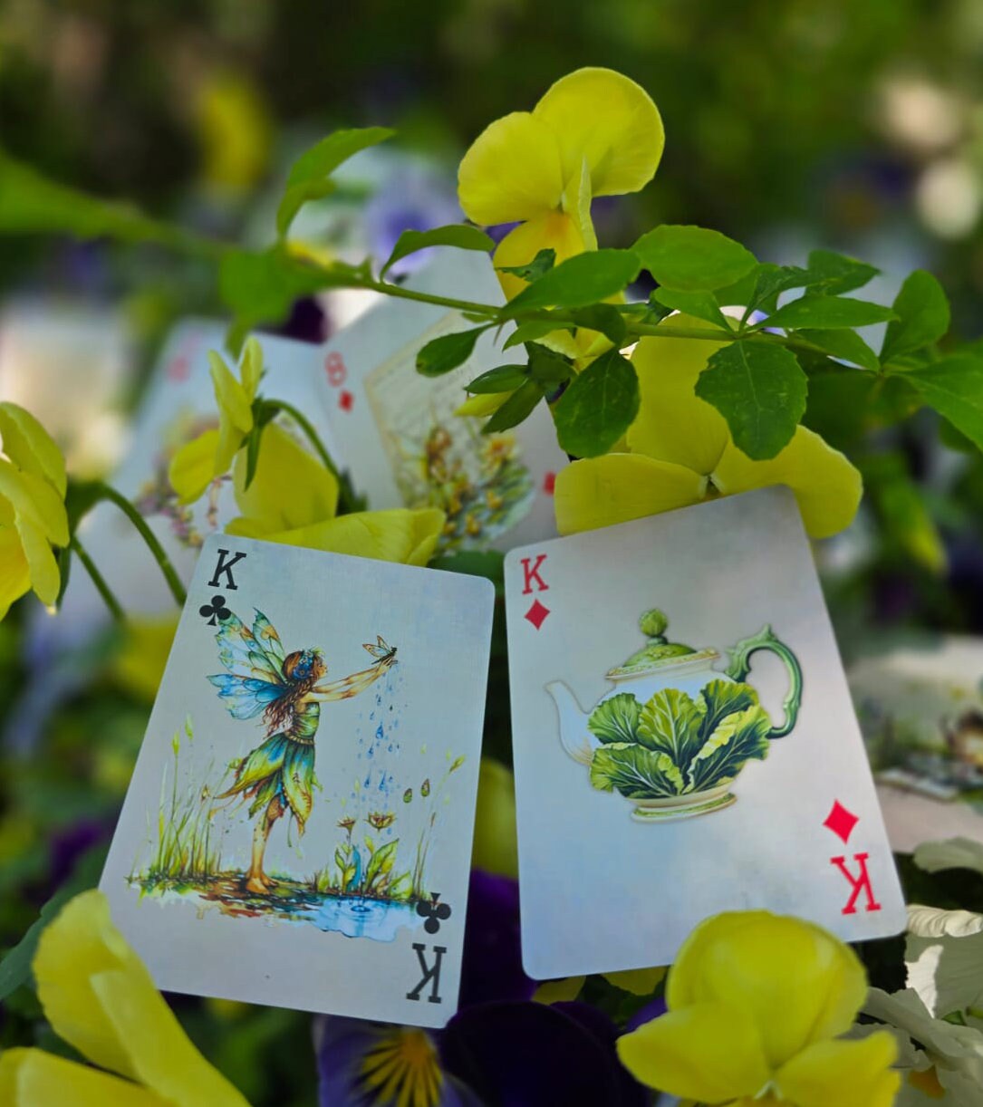 Forest Garden Fairies Magical Playing Cards Deck for Games, Crafts ...