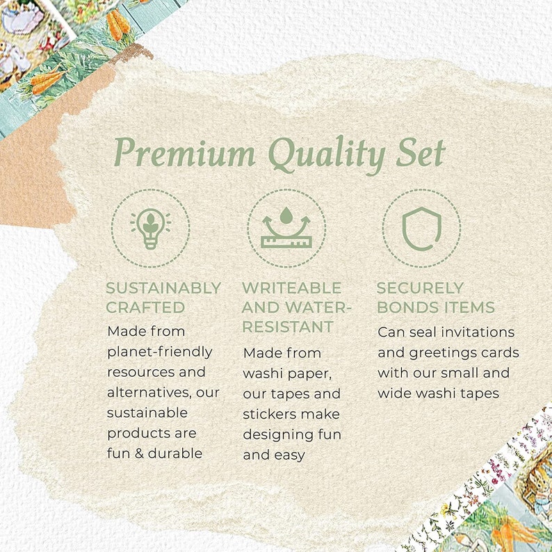 Peter Rabbit Deluxe Washi Tapes, Die Cut Stickers, Scrapbook S for ...