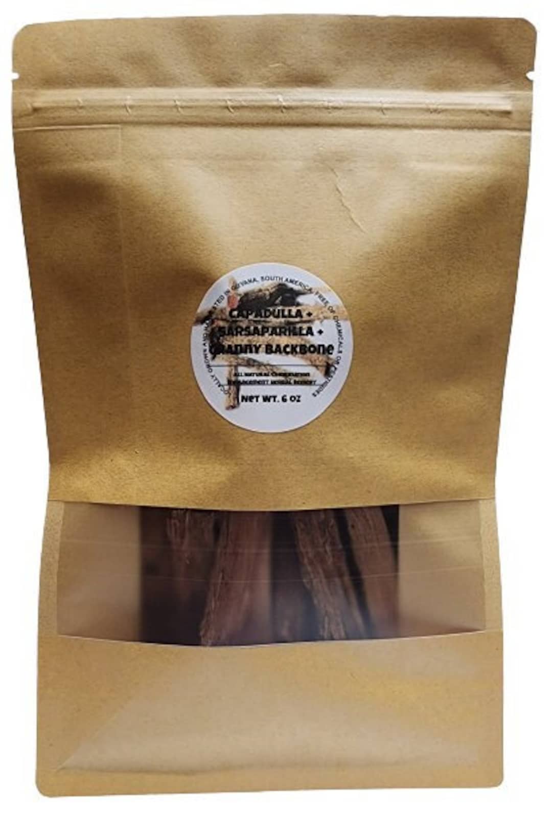 CAPADULLA SARSAPARILLA GRANNY Backbone Bark, Locally Grown and ...