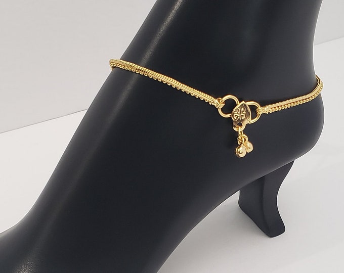 Anklets, Simple Payal Indian Traditional Bridal Jewelry, Fashion ...