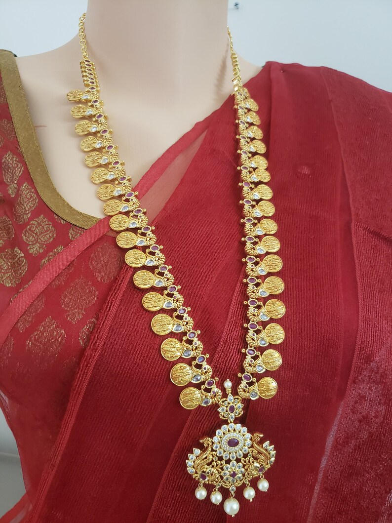 Long Matte Haram High Quality Jewelry Semi Precious Ruby CZ - Etsy