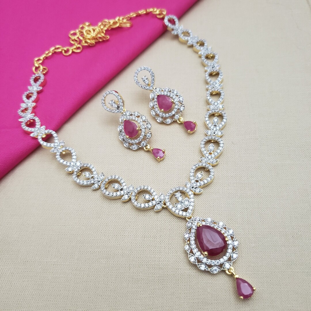Kempu Jewelry, Indian Jewelry, Fashion Jewelry, Ruby, Brides Jewelry ...