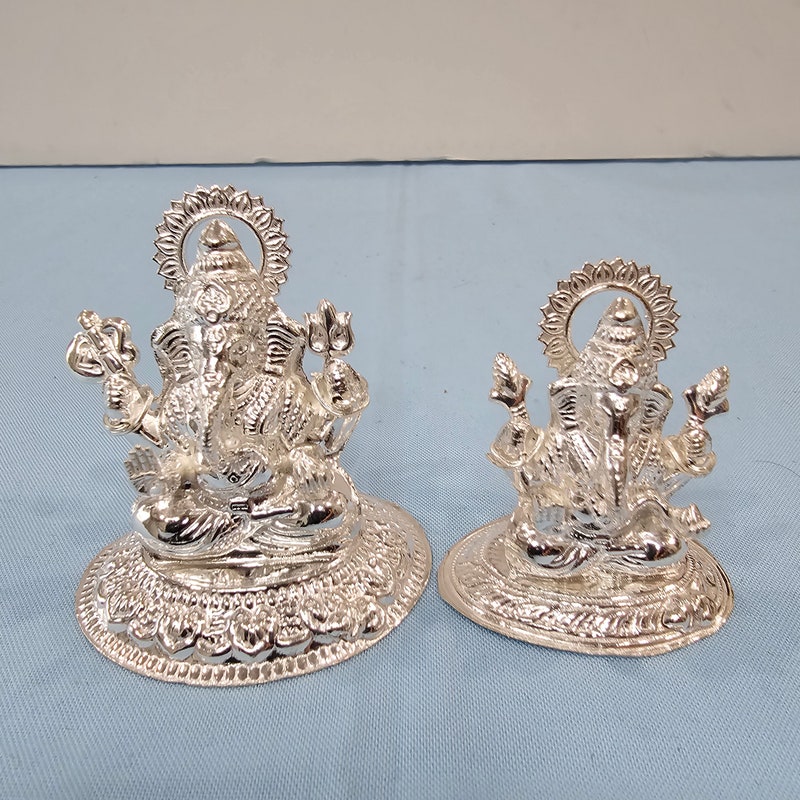 Silver Lord Ganesha Idol - Etsy