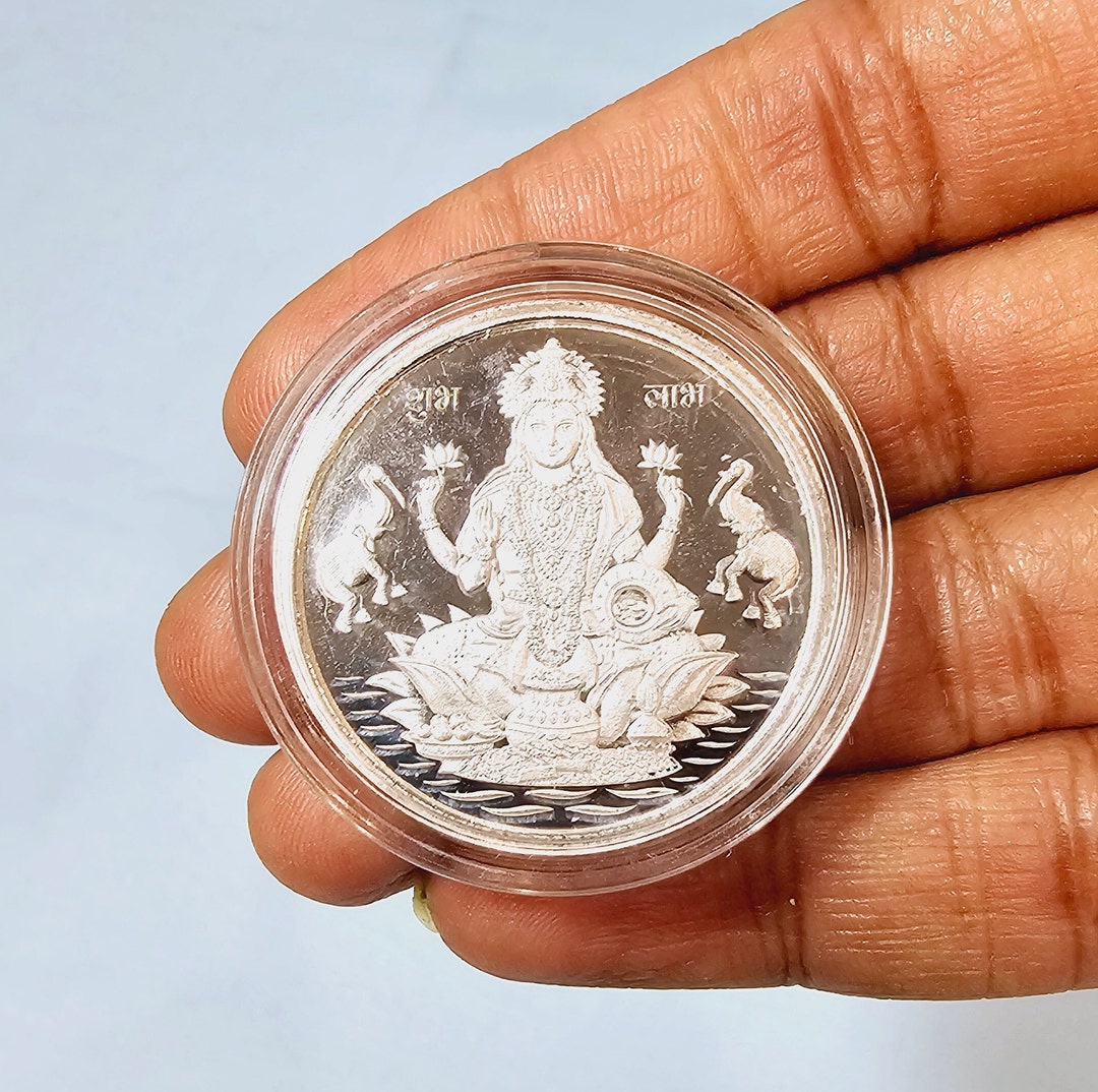 Pure Silver Coins, 10gm Coins Packed in Cards/ Capsule, Gifting Silver ...