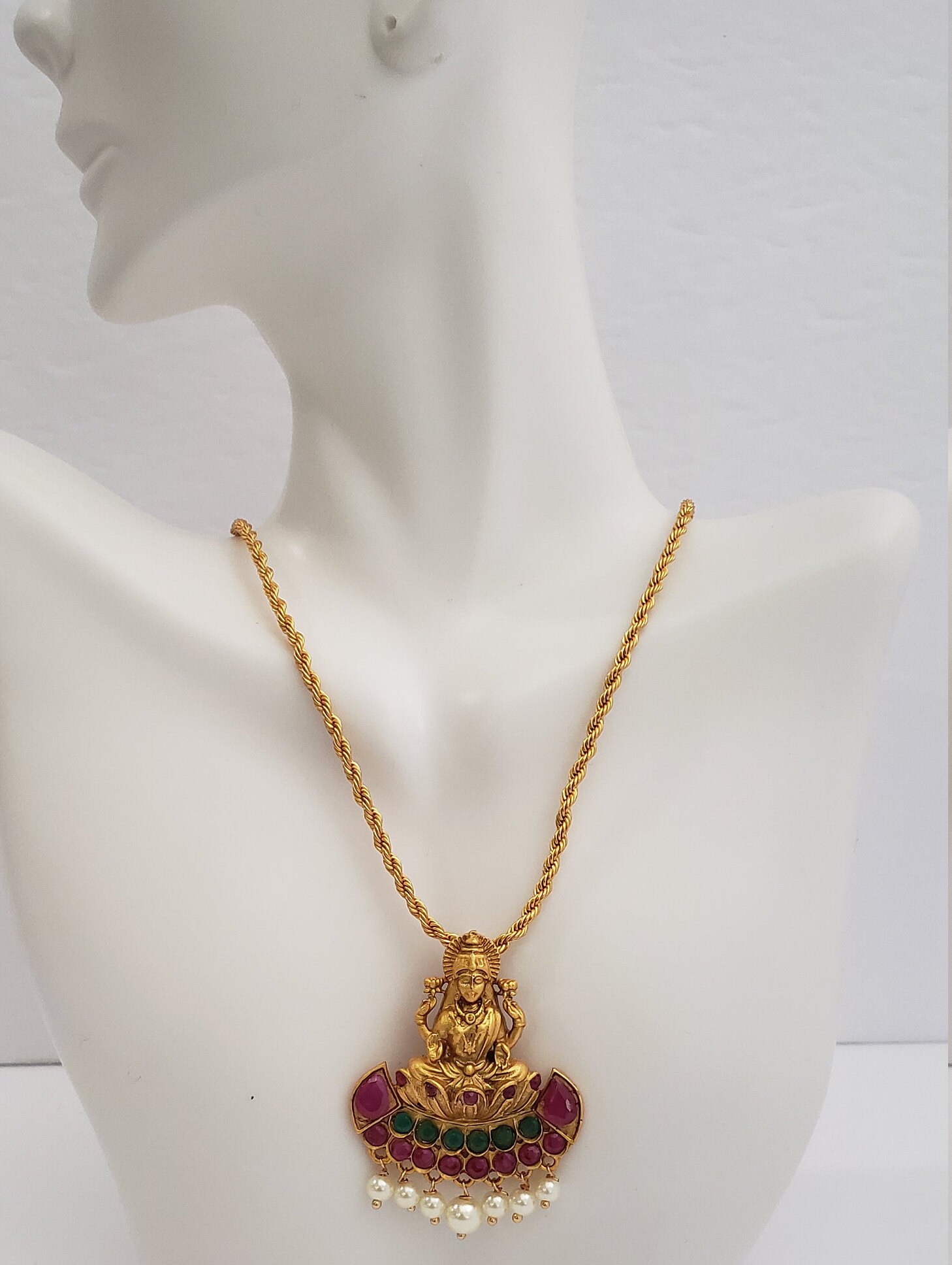 18"matt Finish Antique Gold Chain, Short Necklace Chain, Matt Finish ...