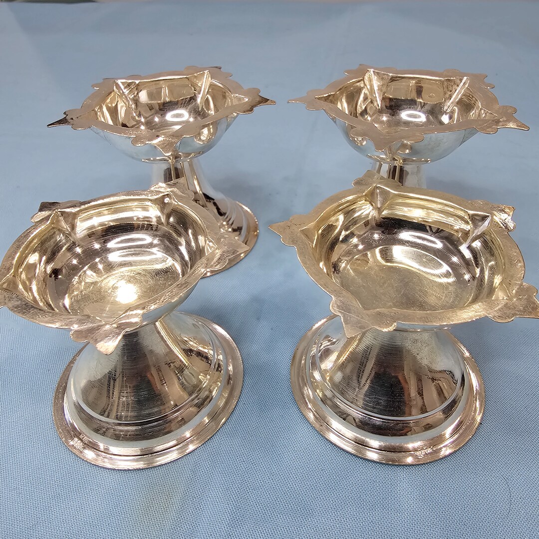 Pure Silver Deepam Silver Lamps Silver Diya Silver Gifts - Etsy