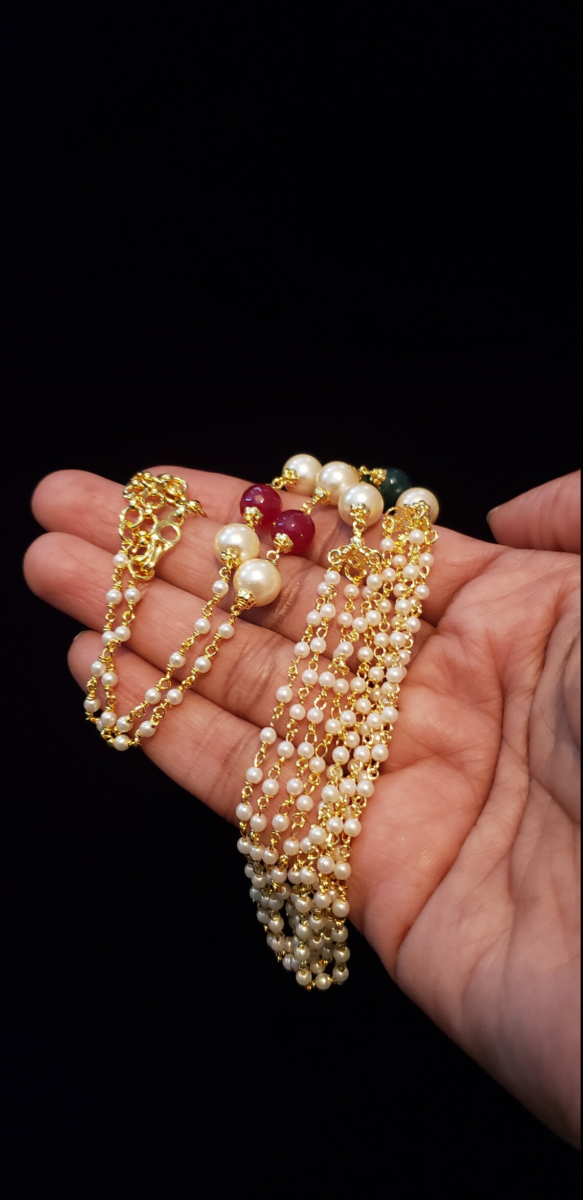 Beautiful Beads Necklace High Quality Semi Precious Beads | Etsy