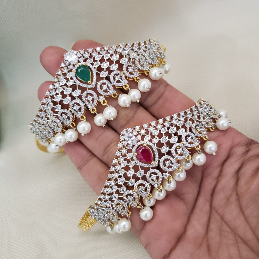 Two in One Peacock Pattern Armlet, Kids Choker Becomes Mom's Bajuband ...