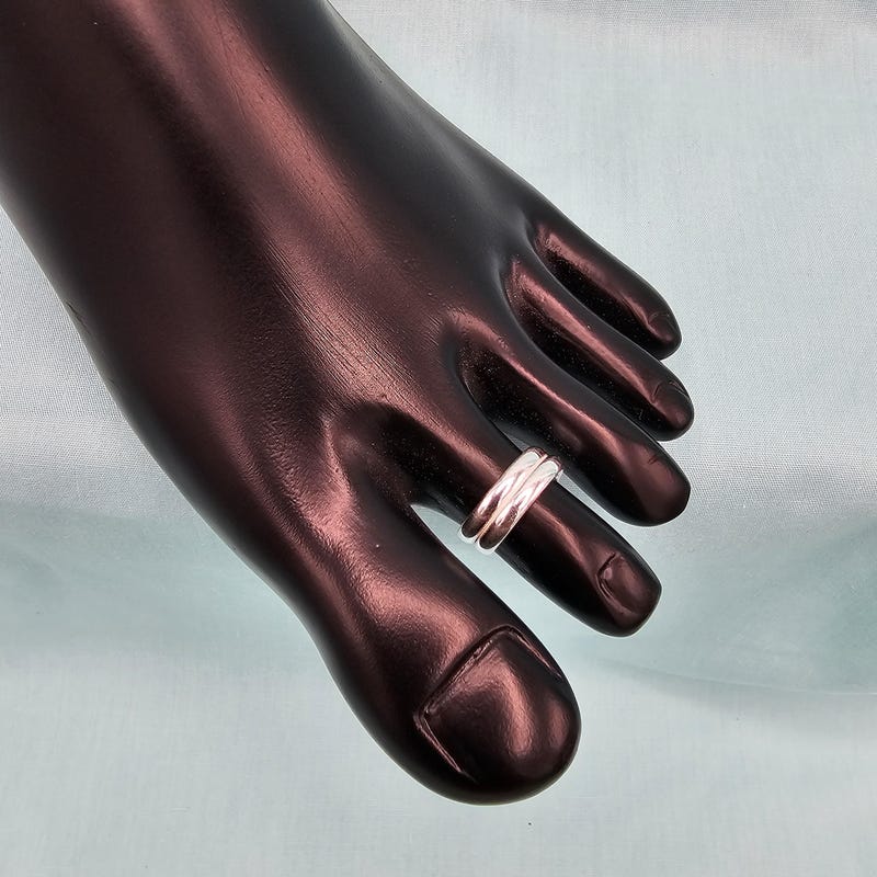 Silver Toe Rings - Etsy