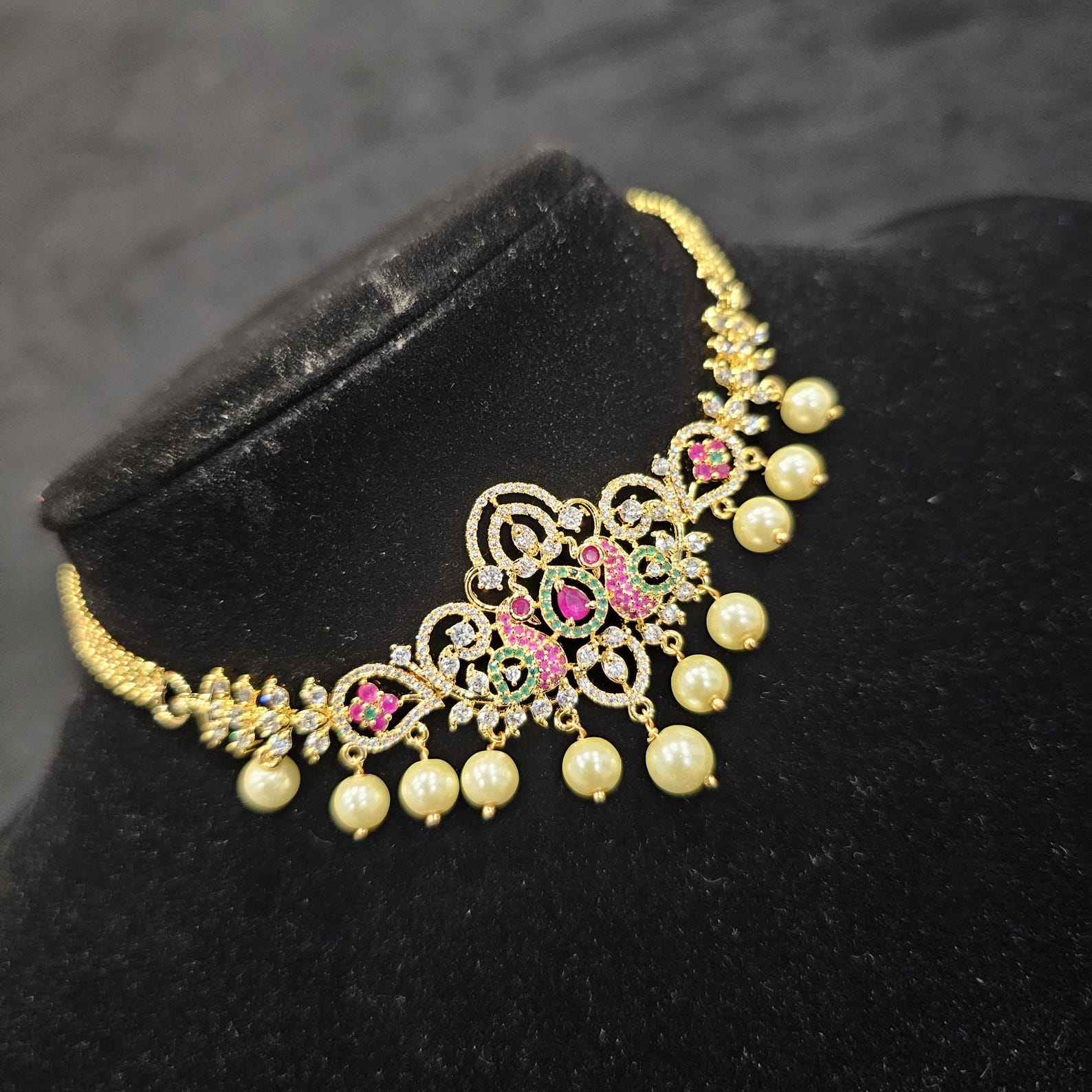 CZ Stones Vanki, Traditional Indian Armlet, Bhajuband, Cubic Zircon ...
