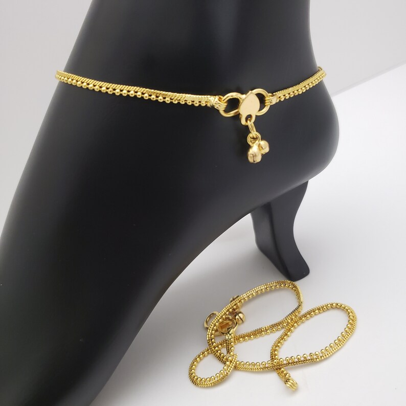 Anklets Simple Payal Indian Traditional Bridal Jewelry - Etsy UK