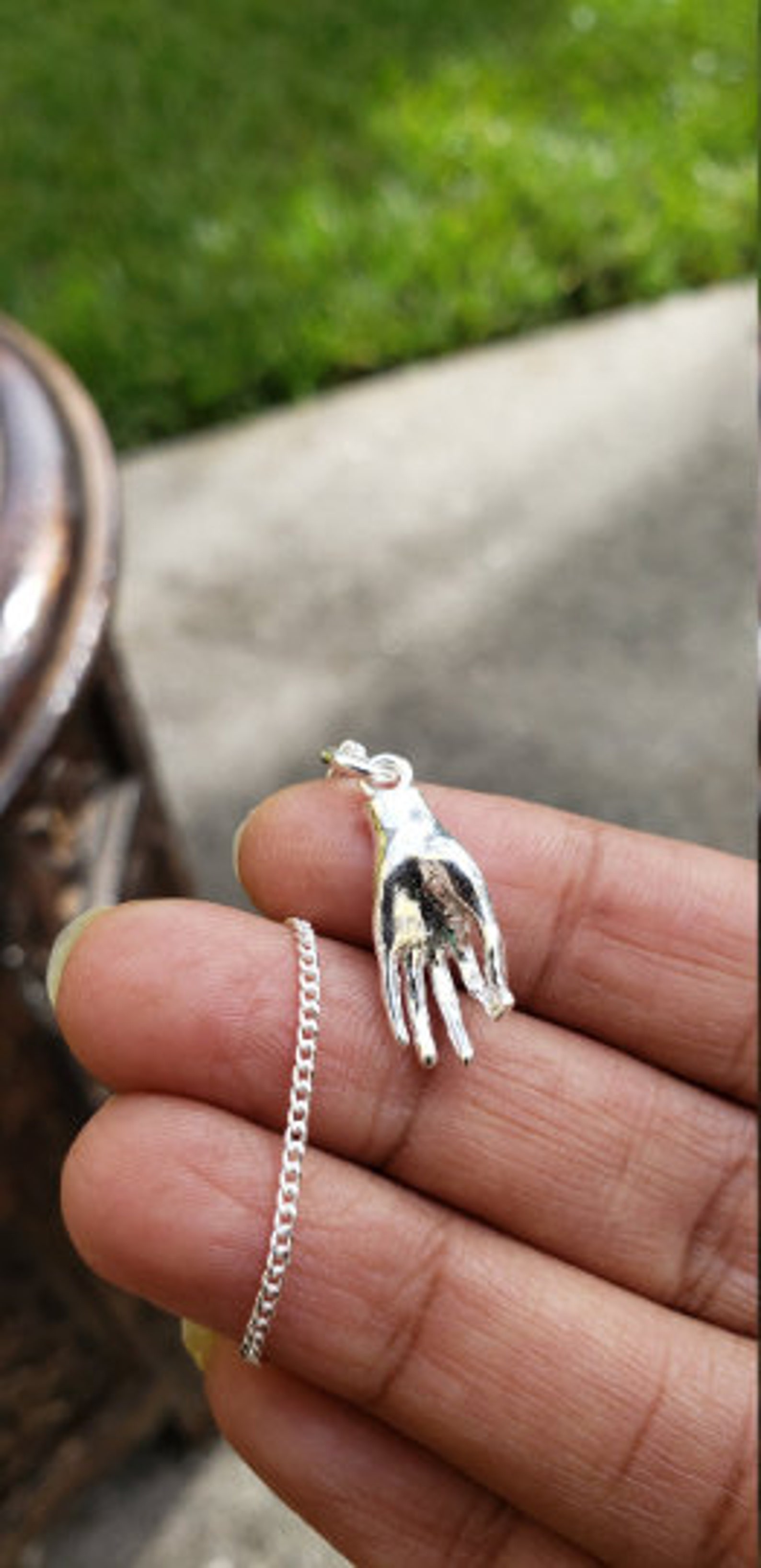 Silver Mudra Jewelry Yoga Mudra Pendent Sterling Silver - Etsy