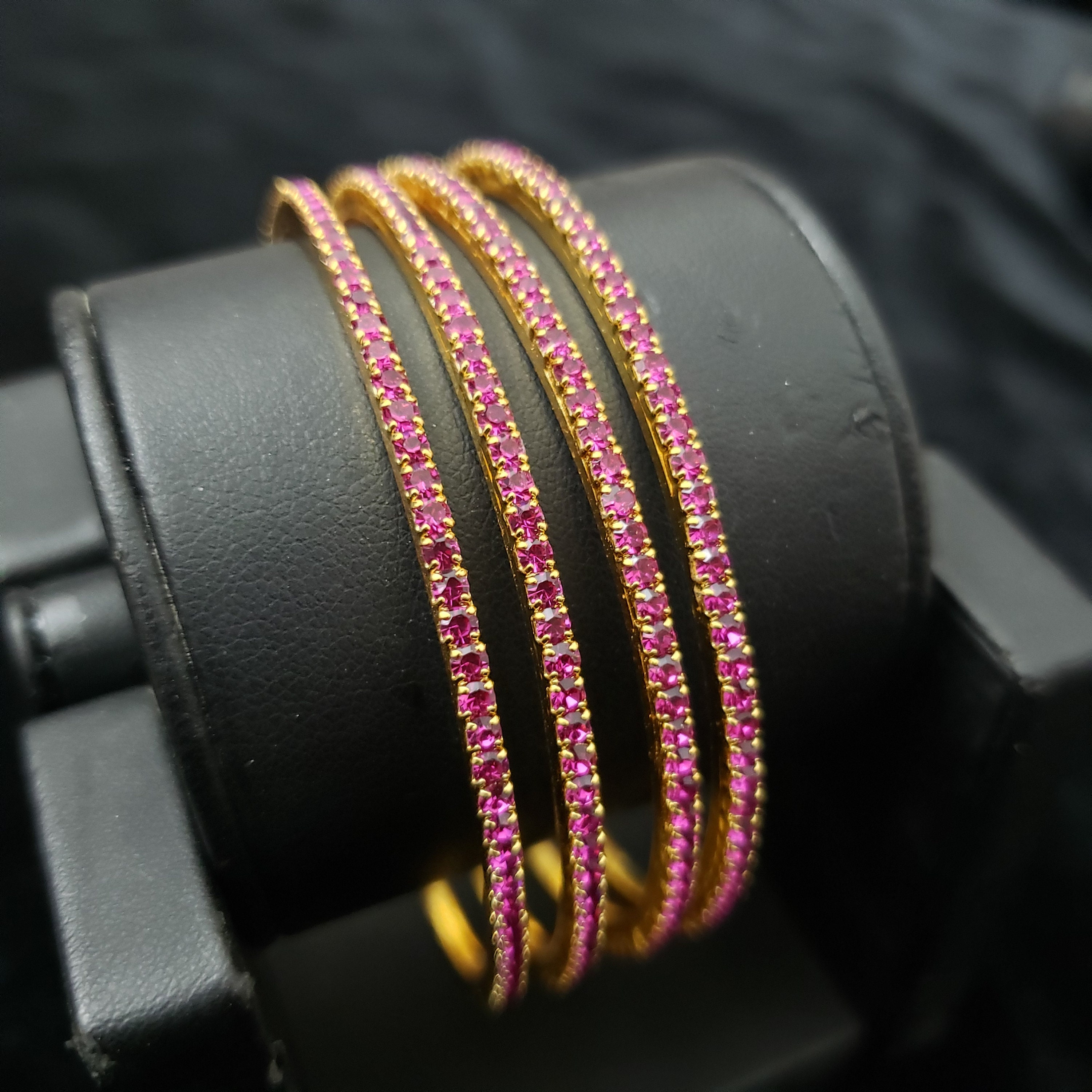 Pink Indian Bangles ,traditional Bangles,wedding Bangles, Pink Bridal ...