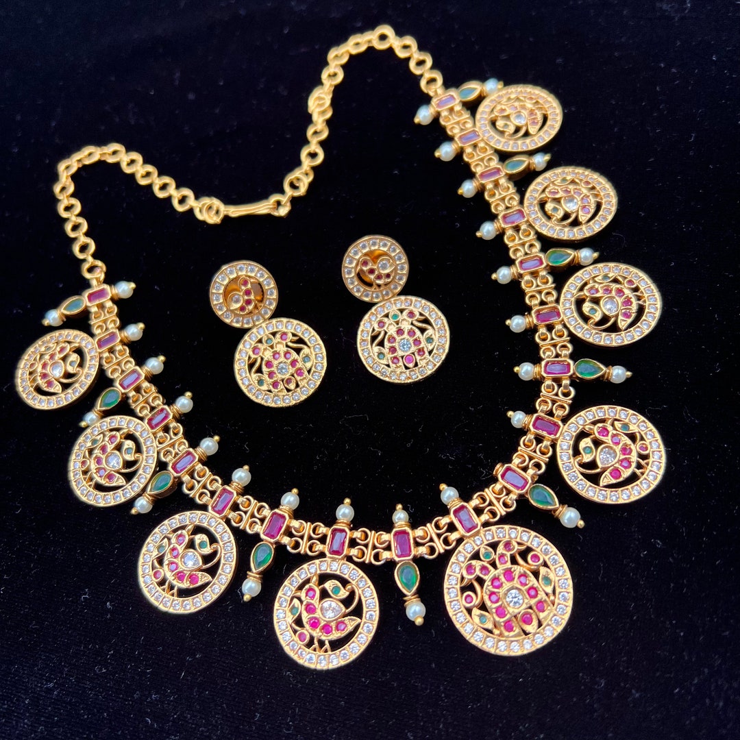 Coin Mala, Indian Necklace, Indian Jewelry, Fashion Jewelry, Emerald ...