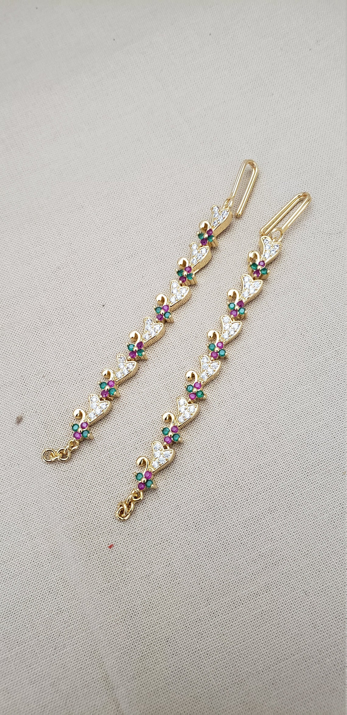 Matilu Earring Extensions Ear Chains Ear Chains | Etsy