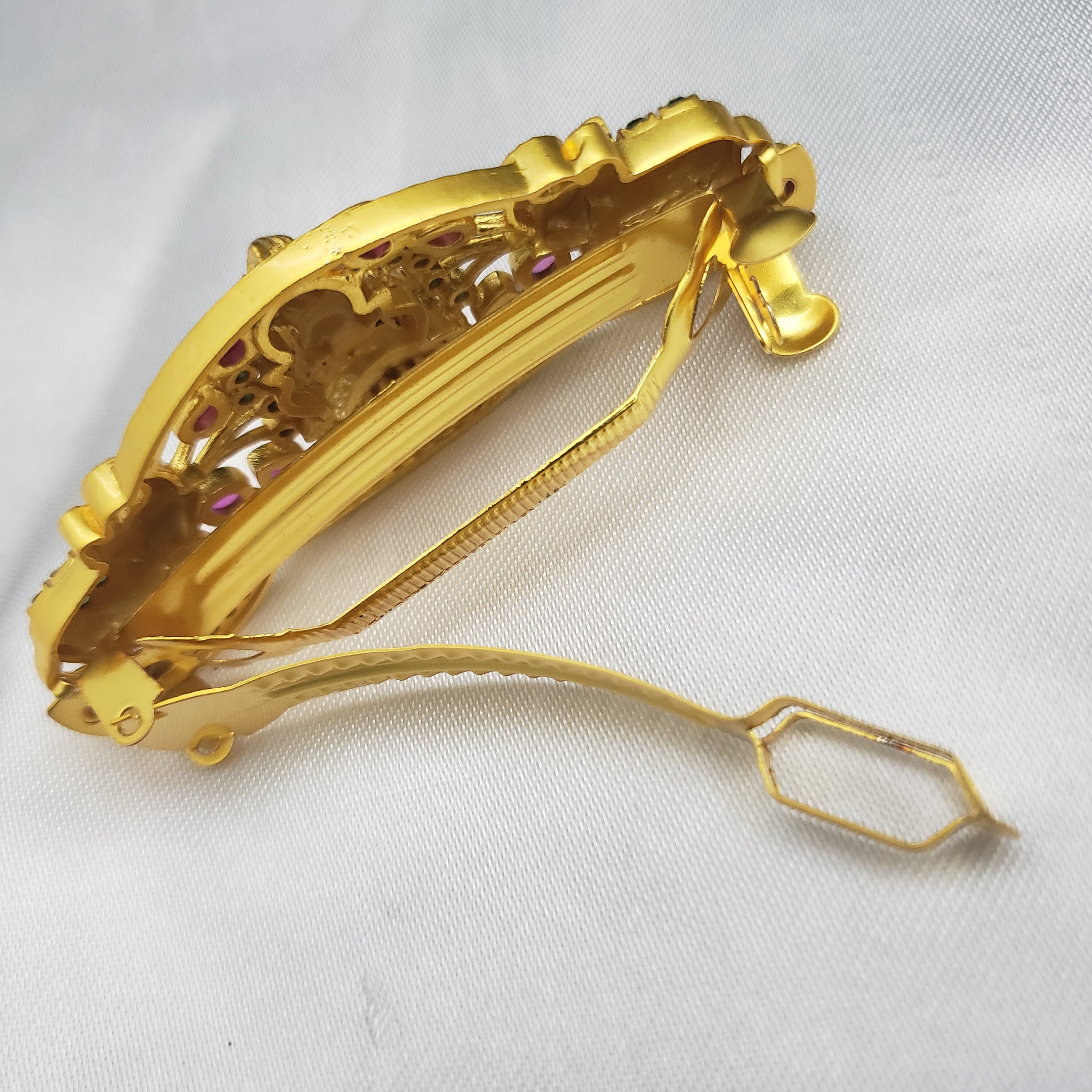 Indian hair clipsGold covering Hair clip Wedding | Etsy