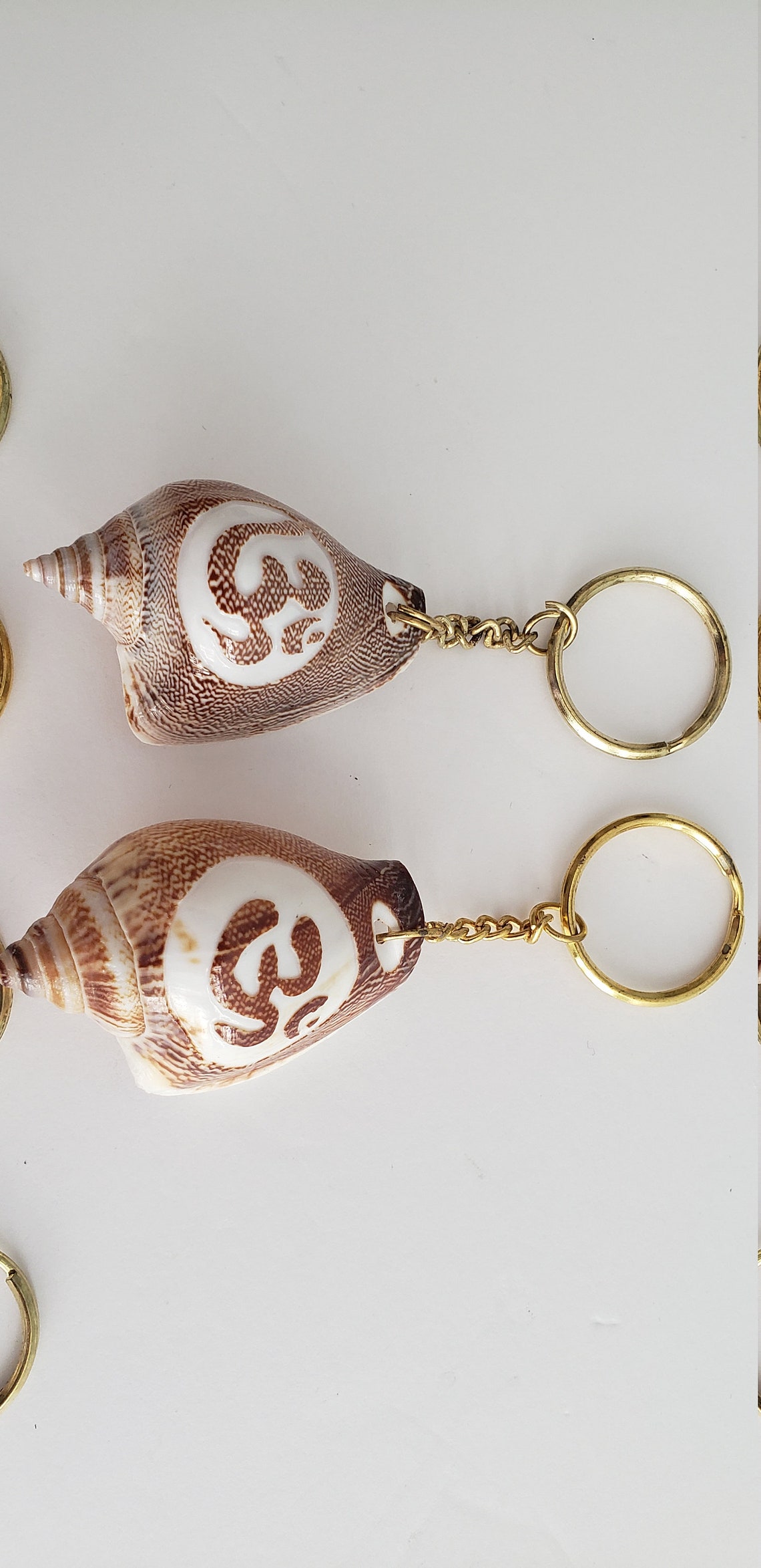 Shell Key Chains OM Shell Key Chains From India Beach - Etsy