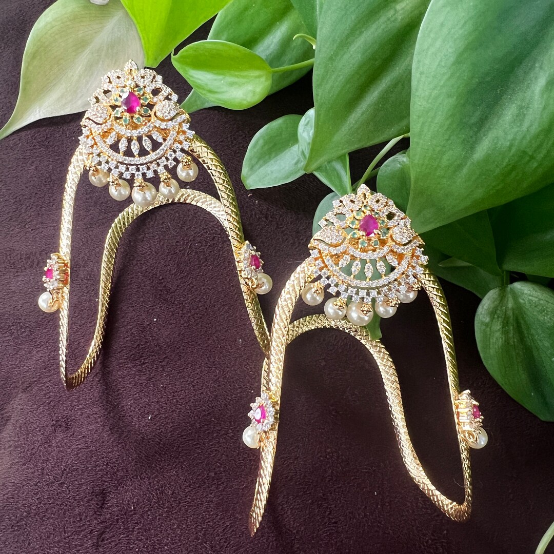 3-5 Yrs Kids Armlets/baaju Bandh/ara Vanki, Traditional Vanki, CZ ...